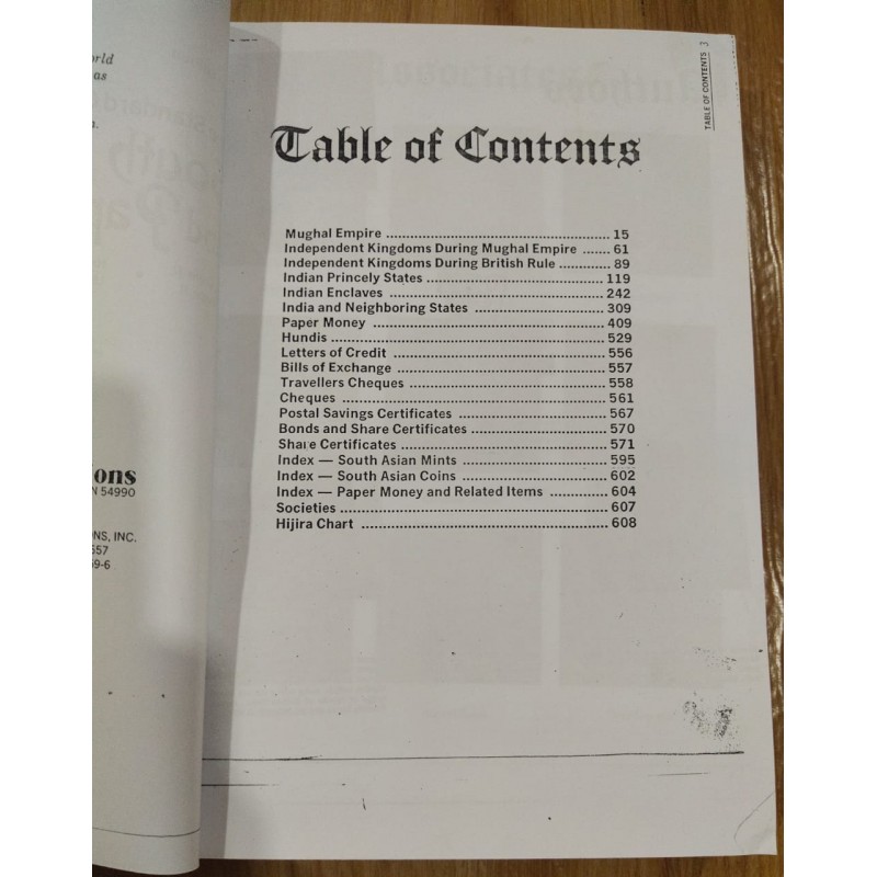 The Standard Guide of South Asian Coins and Paper Money Since 1556